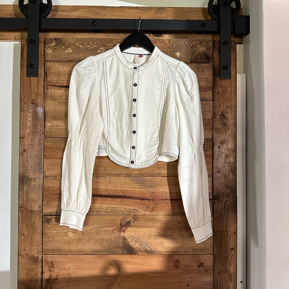 Pilcro | Tops | Nwt Cropped Anthropologie Top Xs | Poshmark